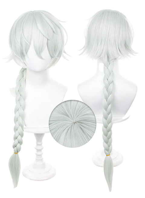 OSIAS Bungo Stray Dogs Nikolai Gogol Silver Cosplay Wig
