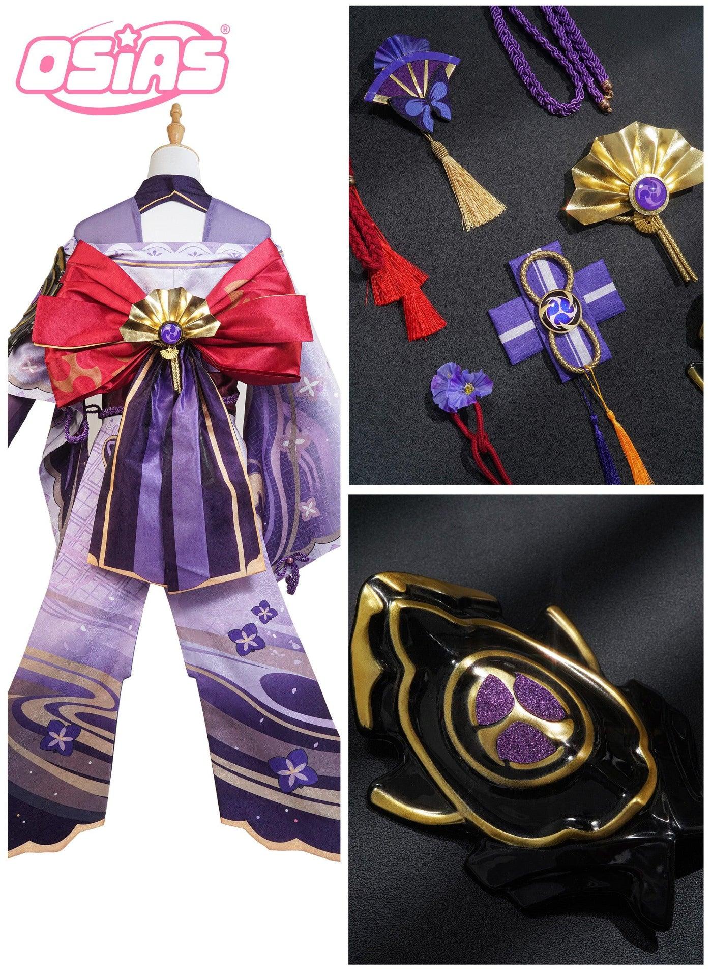 Genshin Original Impact Raiden Shogun Cosplay Costume – OSIAS COSPLAY