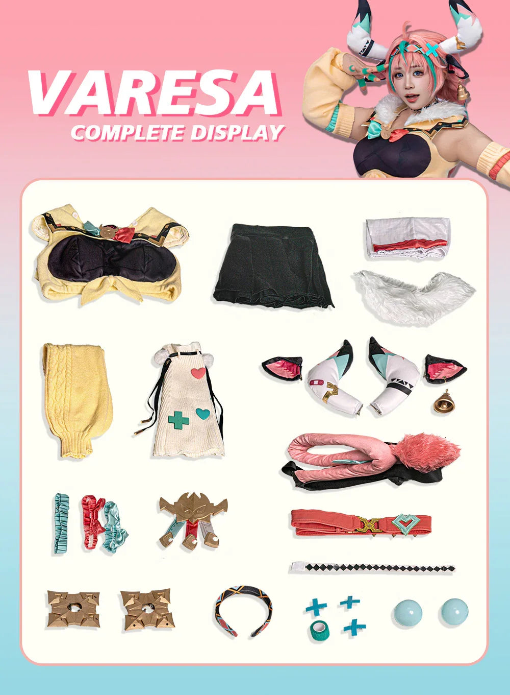 OSIAS Original Genshin Impact Varesa Cosplay Costume – OSIAS COSPLAY