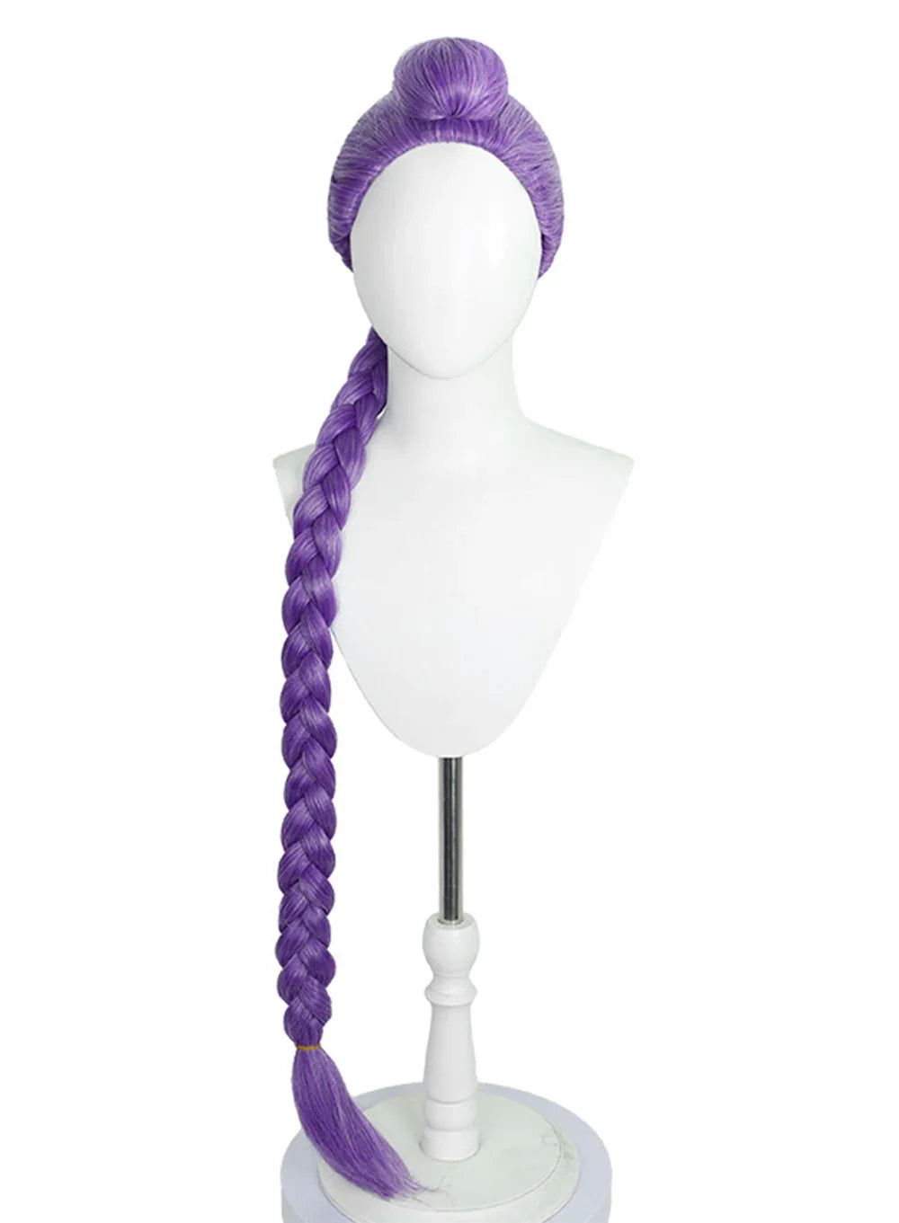 KPop Demon Hunters Rumi Cosplay Wig With Long Purple Braid – OSIAS COSPLAY