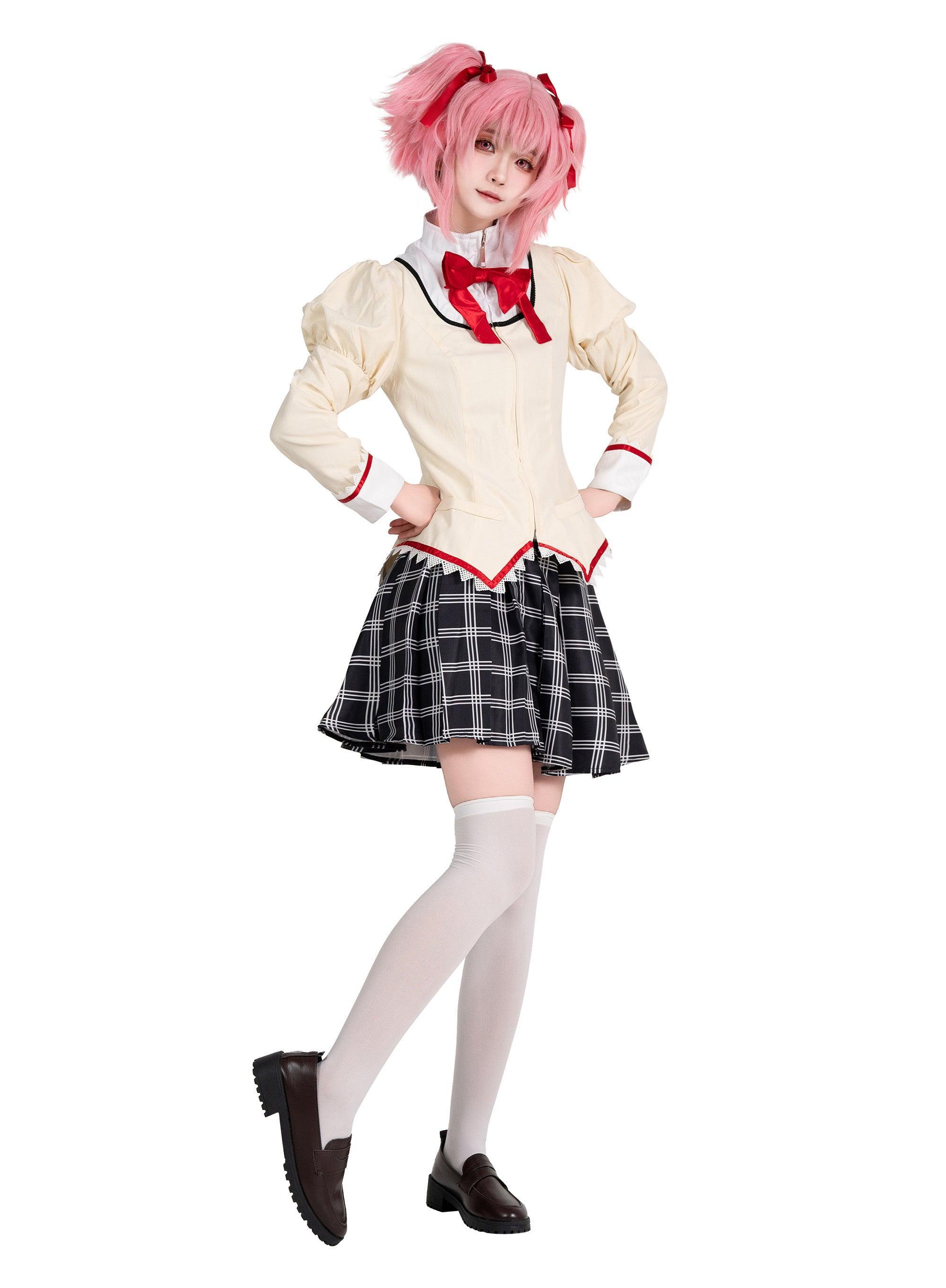 OSIAS Madoka Magica Kaname Madoka Uniform Cosplay Costume – OSIAS COSPLAY