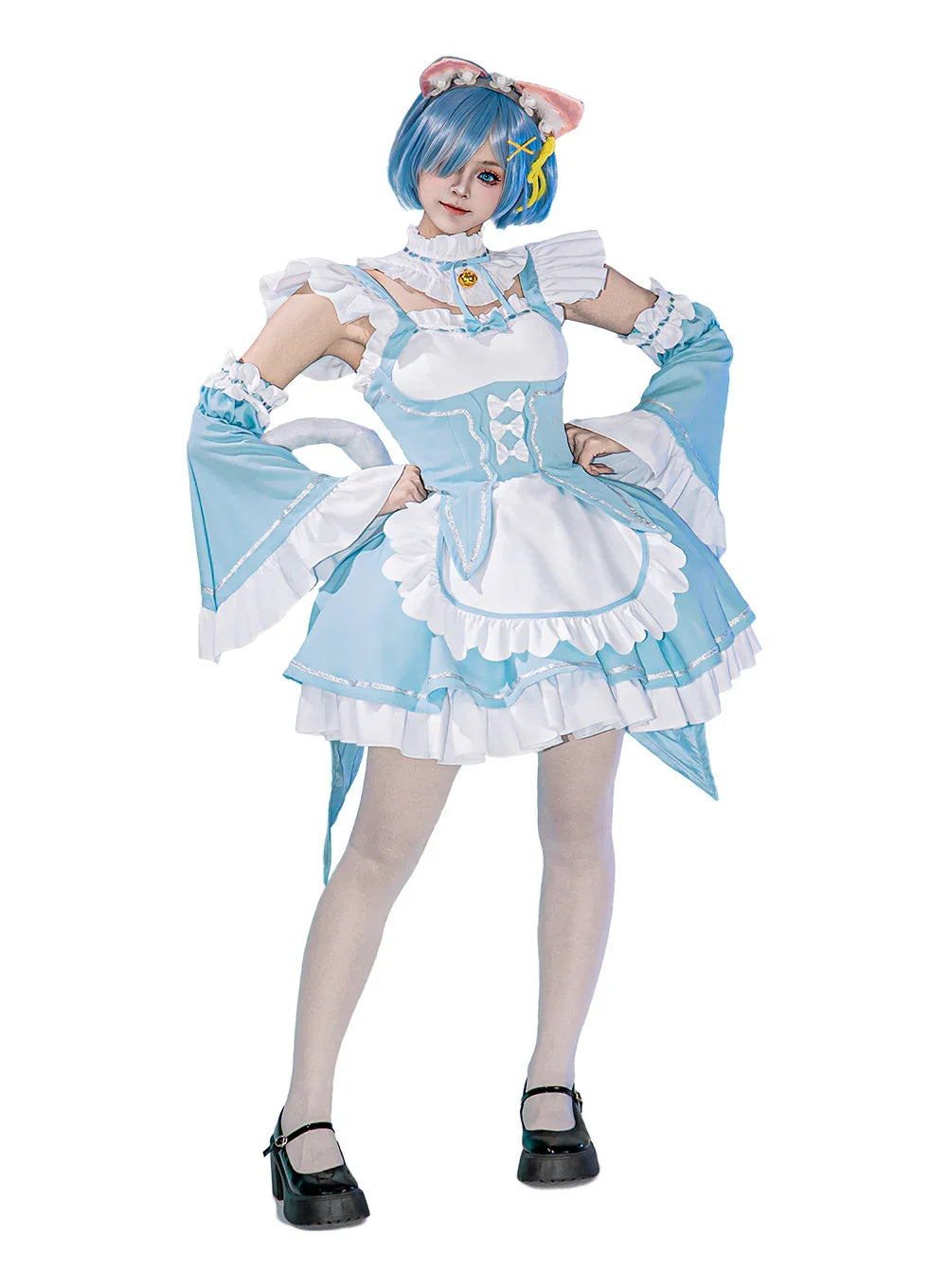 OSIAS Original Re:Life in a Different World From Zero Rem Maid Cat Ears ...