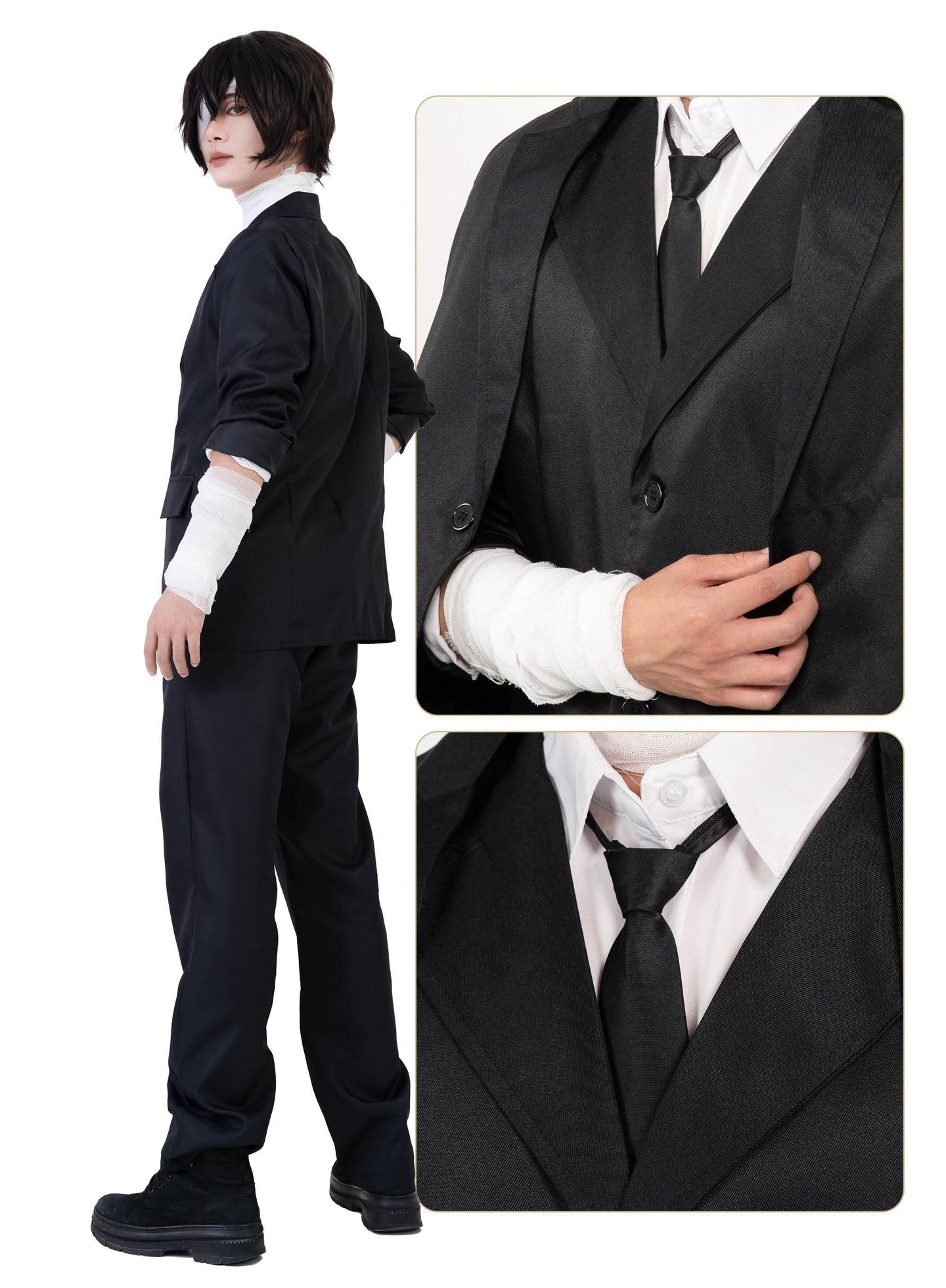 OSIAS Bungo Stray Dogs Dazai Osamu Mafia Cosplay Costume – OSIAS COSPLAY