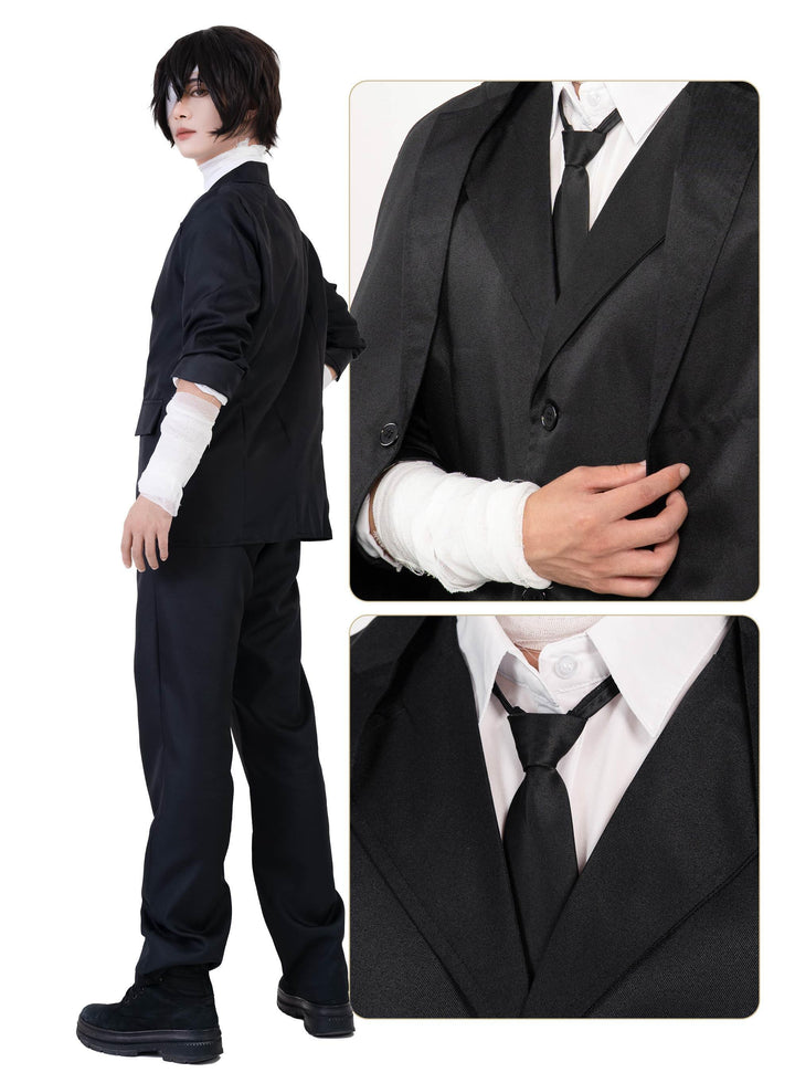 OSIAS Bungo Stray Dogs Dazai Osamu Mafia Cosplay Costume – OSIAS COSPLAY